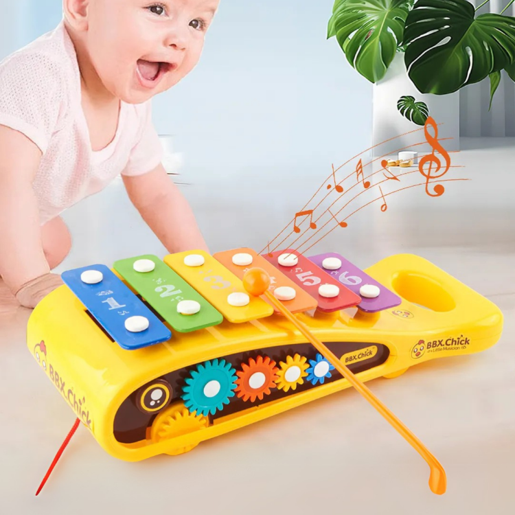 Xilofon Colorat cu Roți pentru Bebeluși | BoB.md – Magazin Online de ...