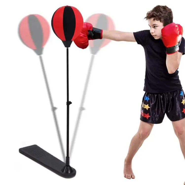 Set de box cu sac și mănuși pentru copii